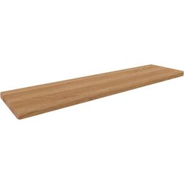 Wiemann Wandregal &raquo;Lausanne, Regalbrett, Massivholz Erle&laquo; 2 Breiten ausw&auml;hlbar, MADE IN GERMANY, Maximale Belastung 10 Kg braun Holz teilmassiv B/H/T: