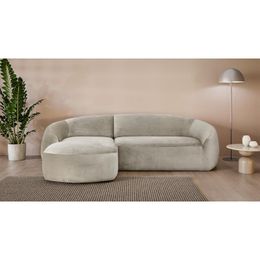 LeGer Home by Lena Gercke Ecksofa &raquo;YANI, L-Form, Designersofa, organische Form, Ma&szlig;e B/T/H: 255/170/81 cm&laquo; mit Wellenunterfederung, auch in Boucl&eacute;, 