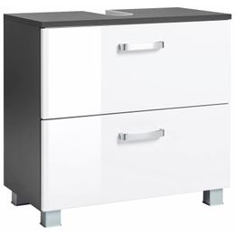 Welltime Waschbeckenunterschrank &raquo;Ravenna&laquo; Breite 60 cm, mit Soft-Close-Funktion wei&szlig; B/H/T: 60cm x 59cm x 35cm, Schubladen: 1 Stk.