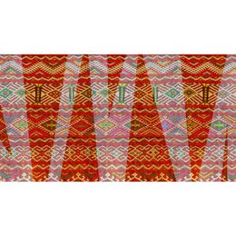 ARCHITECTS PAPER Fototapete &raquo;Atelier 47 Carpet Pattern 3&laquo; gestreift glatt Vlies, Wand, Schr&auml;ge, Decke bunt Vlies B/L: 5m x 2,7m