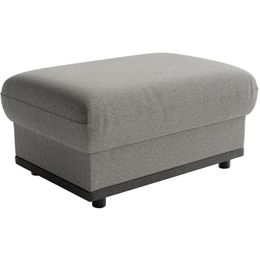 Sit & More sit&more Polsterhocker &raquo;Cordoba&laquo; modernes Design grau 100% Polyester B/H/T: 92cm x 46cm x 63cm, Soft clean