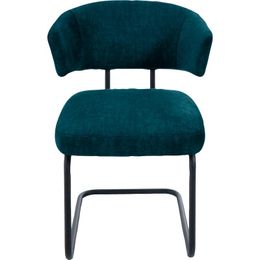 K+w Komfort & Wohnen K+W Komfort & Wohnen Freischwinger &raquo;Mikkado Tube&laquo; () 1 Stk.abgerundeter R&uuml;cken, Rundrohrgestell, Abstandshalter, Sitzkomfort blau B/H/T: 55cm x 79cm x
