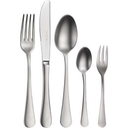 Pinti Inox PINTINOX Besteck-Set &raquo;Stresa Mystique&laquo; Optik sandgestrahlt silber Edelstahl 18/10 30 Stk.