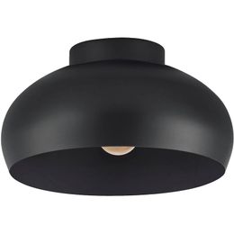 Eglo Deckenleuchte &raquo;MOGANO 2&laquo; E27 1 Stk. Deckenleuchte aus Metall, E27, dimmbar, &Oslash; 28 cm, exkl. E27 - 1X40W schwarz &Oslash; 28 H: 18,15cm, 1 Stk.