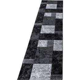 Ayyildiz Teppiche L&auml;ufer &raquo;Hawaii 1330&laquo; rechteckig 13 mm H&ouml;he handgearbeiteter Konturenschnitt, 80cm x 300cm (BxL) schwarz Kunstfaser B : 80cm 1 Stk., 13mm, L: 300cm