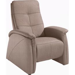 exxpo - sofa fashion Sessel &raquo;Tivoli, Hochlehnsessel, Relaxsessel, Kinosessel, bequem&laquo; mit Relaxfunktion, schmale Armlehnen beige Softlux -Kunstleder;