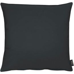 Apelt Dekokissen &raquo;4362 Rips Uni&laquo; Wasser- und Schmutzabweisend schwarz Obermaterial: 60% Polyester, 40% Baumwolle B/L: 49cm x 49cm, 1 Stk.