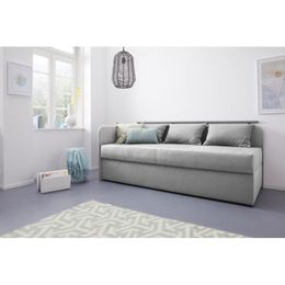 Maintal Polsterliege &raquo;Diana&laquo; grau Liegeh&ouml;he 38cm, Liegefl&auml;che B/L: 83cm x 200cm, kein H&auml;rtegrad, 5-Zonen-Komfortpolsterung