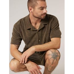 Deeluxe Button Up Shirt 'Creekson' male size L Khaki