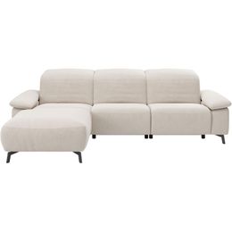Musterring Ecksofa &raquo;MR 370, intelligenter Komfort im modernen Design&laquo; Optionale Relaxfunktion, flexible Kopfteile & klappbare Armlehnen beige 16% Baumwolle, 79% 