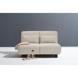 ell+ell ell + ell Schlafsofa &raquo;Minou&laquo; grau B/H/T: 145cm, Mit Relaxfunktion, Gel-Sandwichpolster