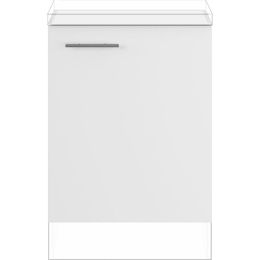 IMPULS K&Uuml;CHEN Sp&uuml;lenunterschrank &raquo;"Valencia & Tirana", In zwei Breiten, H&ouml;he: 72,3 cm&laquo; vormontiert wei&szlig; Dekorfolie, Holzwerkstoff Wei&szlig;, B/H/T: 60cm x 