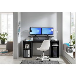 borchardt M&ouml;bel borchardt M&ouml;bel Gamingtisch &raquo;Tippy&laquo; Breite 160 cm, Schreibtisch mit viel Stauraum schwarz B/H/T: 160cm x 91cm x 70cm