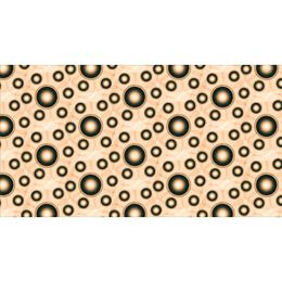 ARCHITECTS PAPER Fototapete &raquo;Atelier 47 Circle Artwork 1&laquo; Mit Punkten glatt Vlies, Wand, Schr&auml;ge, Decke orange Vlies B/L: 5m x 2,7m