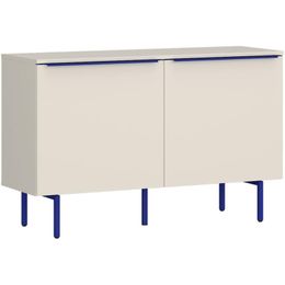Tom Tailor HOME Kommode Sideboard mit 2 T&uuml;ren, Softclose,viel Stauraum mit Farbkick Holzwerkstoff, Melamin, Spanplatte B/H/T: 110cm x 72cm x 42cm, 