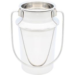 Kr&uuml;ger Milchkanne &raquo;aus Edelstahl rostfrei, 1 Liter&laquo; 1 l 1 Stk. tlg. Kanne im zeitlosen Design silber Edelstahl 1 l