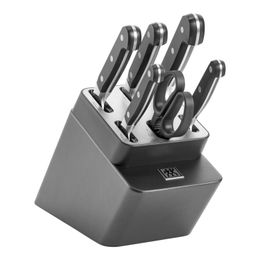 Zwilling Pro 7-tlg, Selbstsch&auml;rfender Messerblock, Anthrazit