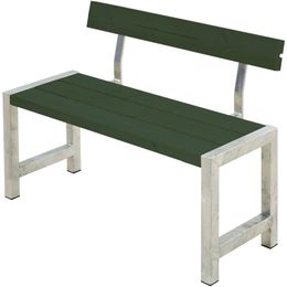 Plus Sitzbank &raquo;Cafebank m/R&uuml;cklehne&laquo; Gartenbank, OTTOs Choice, 1 Stk. tlg. 127x50x75/45 cm gr&uuml;n Holz, Stahl B/H/T: 50cm x 45cm x 127cm