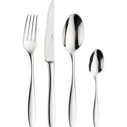 Pinti Inox PINTINOX Besteck-Set &raquo;PONZA&laquo; in moderner und zeitloser Formgebung silber Edelstahl 18/10 16 Stk.