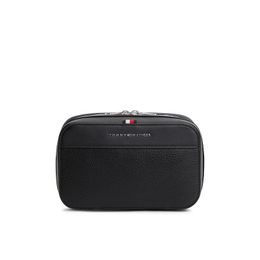 Tommy Hilfiger Herren Kulturbeutel &raquo;TH CENTRAL WASHBAG&laquo; Unisex Waschbeutel, Minibag mit Logoschriftzug schwarz B/H/T: 20,5cm x 12,5cm x 8,5cm