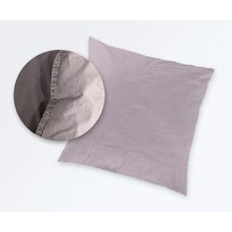 Primera Kissenbez&uuml;ge &raquo;Kissenbez&uuml;ge &raquo;Stone Washed&laquo;, (2 St&uuml;ck)&laquo; mit Stone-Washed Optik rosa Renforc&eacute;, Obermaterial: 100% Baumwolle B/L: 80cm x 80cm, 2 Stk., 