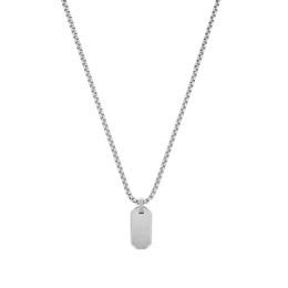 JOOP! Herren JOOP! Kette mit Anh&auml;nger silber Edelstahl, L: 55 B: 2,5mm