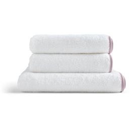 Christy Handtuch Set &raquo;&laquo; Set 3 Stk. Walkfrottier bestehend aus 2 Handt&uuml;chern (40x76 cm) und einem Handtuch (50x100 cm) rosa Walkfrottier, Obermaterial: 100% 