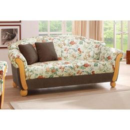 Home Affaire 2-Sitzer &raquo;Milano, bequem durch Federkern, kompakte Stellma&szlig;e: Breite 159cm&laquo; braun Chenille &raquo;Esparta&laquo; (70% Polyacryl, 30% Polyester) auf 