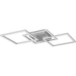 OTTO home LED Deckenleuchte &raquo;Annelia, Deckenlampe, schwenkbare LED-Rechtecke&laquo; LED-Board 1 Stk. Warmwei&szlig; Wand- und Deckenmontage m&ouml;glich grau 3, H: 7cm