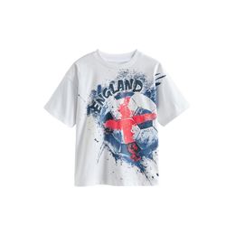next Shirt boy size 98 Blue / Red / natural white