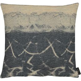 Apelt Dekokissen &raquo;Opalia&laquo; Kissenh&uuml;lle mit F&uuml;llung, 1 St&uuml;ck grau Baumwolle, Polyester B/L: 45cm x 45cm, 1 Stk.