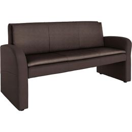 exxpo - sofa fashion Hockerbank &raquo;Cortado&laquo; hohe Bodenfreiheit, sch&ouml;ne Detailverarbeitung braun Strukturstoff (88%Polyester, 12% Nylon) mit Absatz 