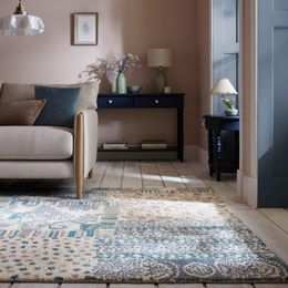 FLAIR RUGS Wollteppich &raquo;Eloise Patchwork&laquo; rechteckig 8 mm H&ouml;he reine Wolle, handgetuftet, Patchwork Design, Wohnzimmer, Schlafzimmer Wolle B : 120cm 1