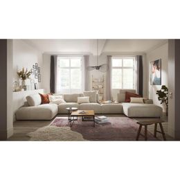 Musterring Wohnlandschaft &raquo;Lucia viel Platz, bequem, U-Form&laquo; Cord-Bezug, inklusive Kopfst&uuml;tze, Gesamtbreite 524 cm grau B/H/T: 504cm x 81cm x 204cm, Cord, 