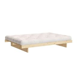 Karup Design Bettgestell &raquo;Kanso Bed, Stauraumbett, Bett mit oder ohne Schubladen&laquo; Bett mit/ohne Schubladen, inkl Lattenrost, FSC zertifiert beige Liegefl&auml;che L&auml;nge