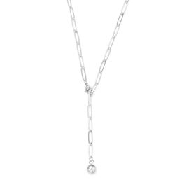 Aniston Jewelry & Watches Damen Aniston JEWELRY & WATCHES Kette mit Anh&auml;nger &raquo;Schmuck Geschenk Edelstahl Halsschmuck Halskette Y-Kette Kugel&laquo; Made in 