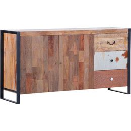 GUTMANN FACTORY Sideboard &raquo;Clint, Kommode, Breite 150 cm&laquo; beige Massivholz B/H/T: 150cm x 80cm x 47cm, 3 Stk., Mango, 2 Stk.