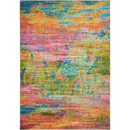 LUXOR living Teppich &raquo;Prima&laquo; rechteckig 7 mm H&ouml;he Kurzflor, bedruckt, modernes Design, auch als L&auml;ufer erh&auml;ltlich bunt Kunstfaser B : 80cm 1 Stk., 7mm