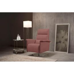 Egoitaliano Sessel &raquo;Kelly Designsessel, Clubsessel & Relaxsessel, bequem, zeitlos elegant&laquo; drehbar, manuelle Relaxfunktion mit Push-Back-Mechanismus braun Luxus-