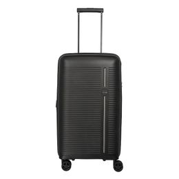 Travelite Herren Travelite Hartschalen-Trolley &raquo;ROOMER Trunk Reisekoffer Hartschale&laquo; 66 l 4 Rollen TSA-Schloss &ndash; robustes Reisegep&auml;ck im Trunk-Design 