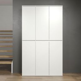 Home Affaire Garderoben-Set &raquo;Novara&laquo; wei&szlig; Holzwerkstoff B/H/T: 111cmcm x 191cmcm x 34cmcm