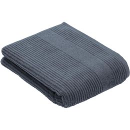 Vossen Badetuch &raquo;Tomorrow&laquo; grau Webfrottier, Baumwolle B/L: 67cmx140cm, 1 Stk., Webfrottier