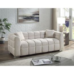 ATLANTIC HOME COLLECTION OTTO home Big-Sofa &raquo;Thor Design-Sofa mit Steppung, Bubble-Optik, B:190cm&laquo; "Bubble"-3D Optik Sofa mit Taschenfederkern, inkl. Zierkissen 100%PES B/H/T: