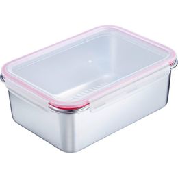 Westmark Lunchbox &raquo;Edelstahl Lunch Box/ Frischhaltedose, 4200 ml&laquo; Made in Germany, 5 Jahre Garantie silber Edelstahl 18/8, Polyprophylen (PP), Silikon