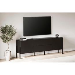 OTTO home Lowboard &raquo;Jukon,Breite 200 cm, moderne grifflose TV-Kommode,2 T&uuml;ren/2 Schubladen&laquo; TV-Schrank mit viel Stauraum, TV-Board, push-to-open-