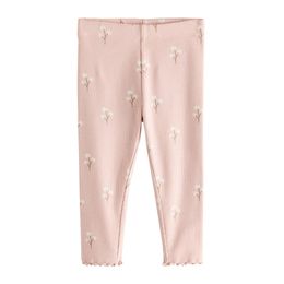 next Leggings girl size 74 Sky blue / Brown / Rose / White