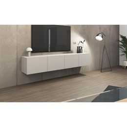 borchardt M&ouml;bel borchardt M&ouml;bel Lowboard &raquo;Sophia, TV-Schrank mit 4 T&uuml;ren, h&auml;ngend oder stehend&laquo; Breite 200 cm mit 4 T&uuml;ren, stehend und h&auml;ngend braun Holzwerkstoff B/H