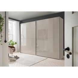 Wiemann Schwebet&uuml;renschrank &raquo;Orion, Kleiderschrank, Schrank, W&auml;scheschrank, mit Schiebet&uuml;ren&laquo; hochwertige Glasfront, variable Inneneinteilung, 
