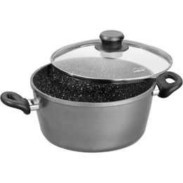 Stoneline Kochtopf 1 Stk. tlg. Aluminium grau 2,5 l + &Oslash; 20cm + H&ouml;he 9,5cm