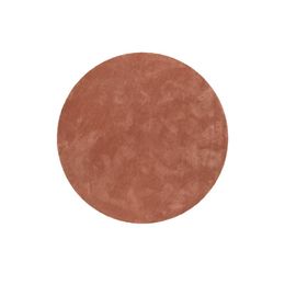 Esprit Teppich &raquo;#relaxx&laquo; rund 25 mm H&ouml;he Modern, weich, trendig, Wohnzimmer, getuftet, hochflor, pflegeleicht braun Polyester &Oslash; 120cm 1 Stk., 25mm, &Oslash; 120cm